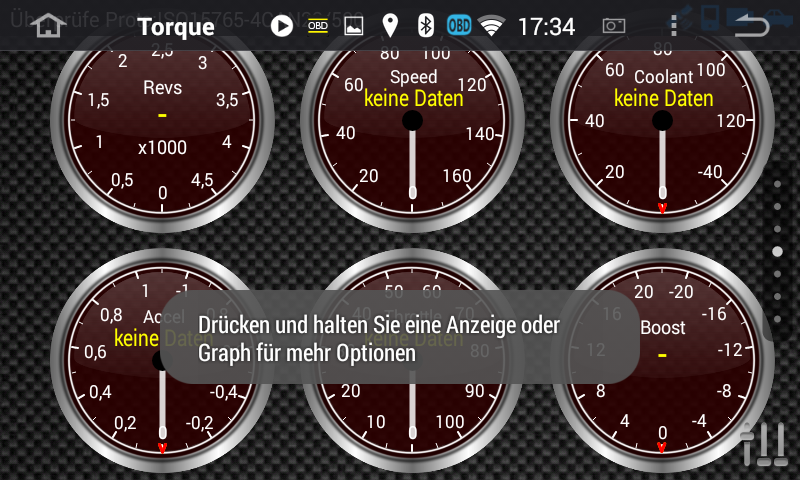 Einbau Android 2 DIN Radio 6,95 Z mit Navi, OBD2 u 2 Kameras ...