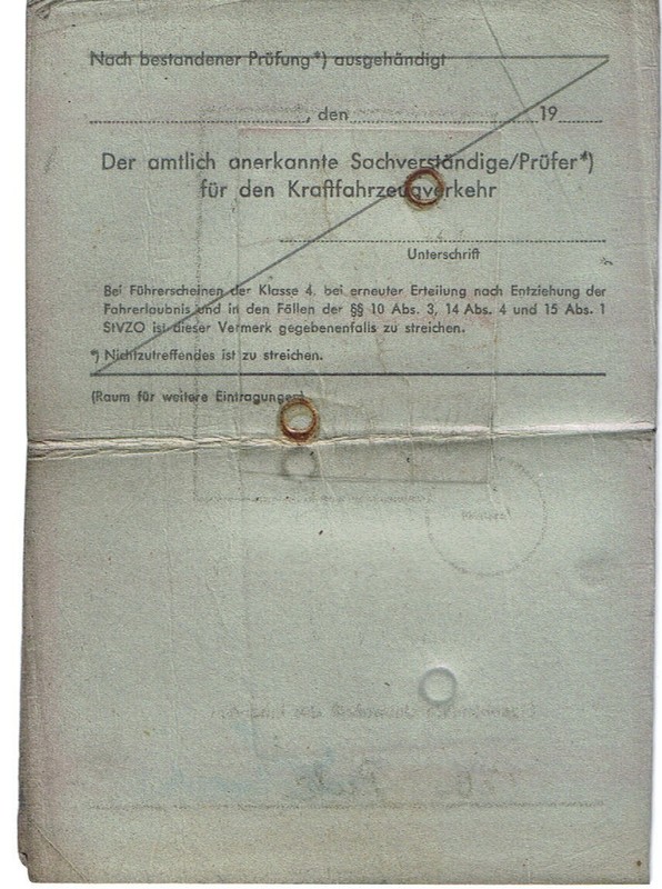 Alter grauer Lappen (Führerschein) - Wohnmobil Forum Seite 1